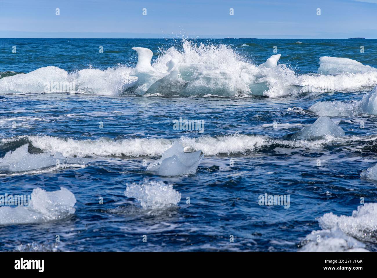Diamond Beach am Mittag Stock Photo - Alamy