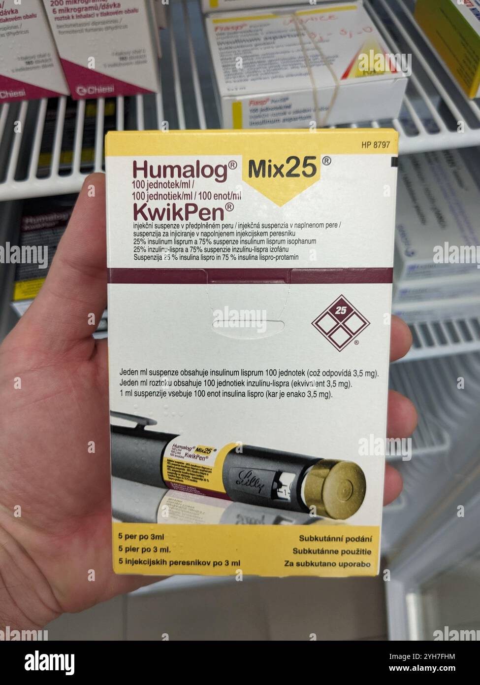 HUMALOG KWIKPEN with INSULIN LISPRO active substance by LILLY, used for ...