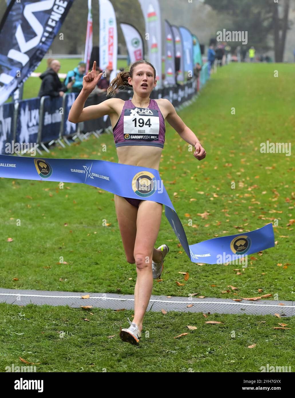 Innes Fitzgerald winner of the U20 womens race at the Cardiff Cross ...