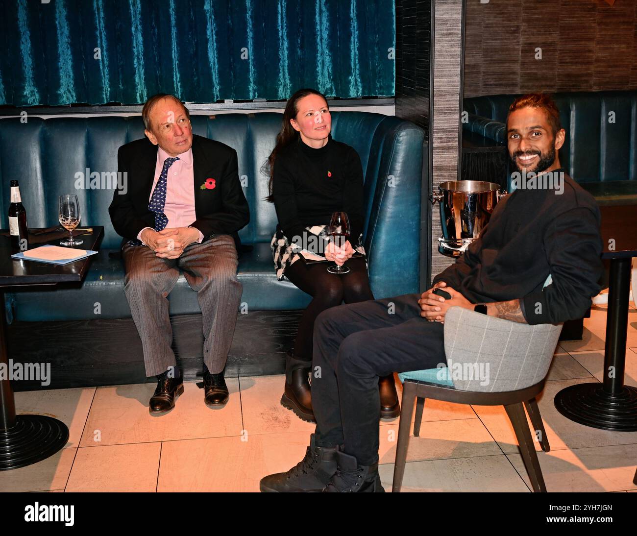 LONDON, ENGLAND: 9th November 2024: Drinks at M Restaurant parade at ...
