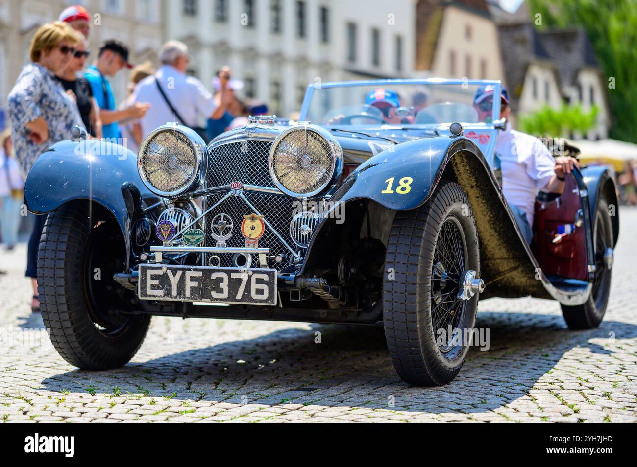 steyr, austria, 10 july 2024, ennstal classic, competition for vintage ...