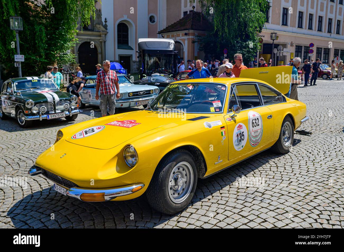 steyr, austria, 10 july 2024, ennstal classic, competition for vintage ...