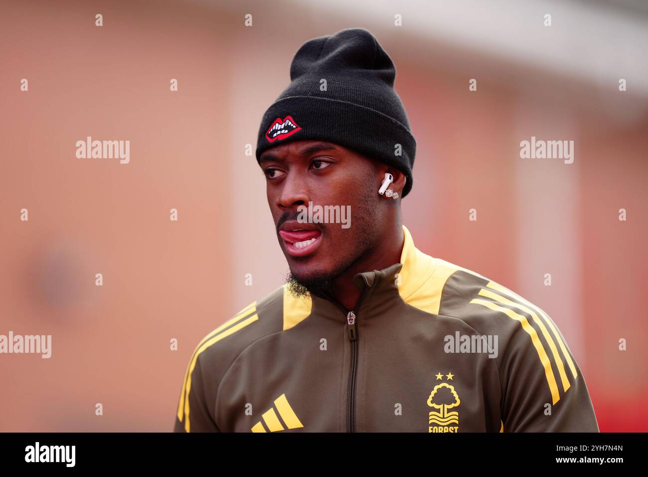 Nottingham Forest's Callum Hudson-Odoi before the Premier League match ...