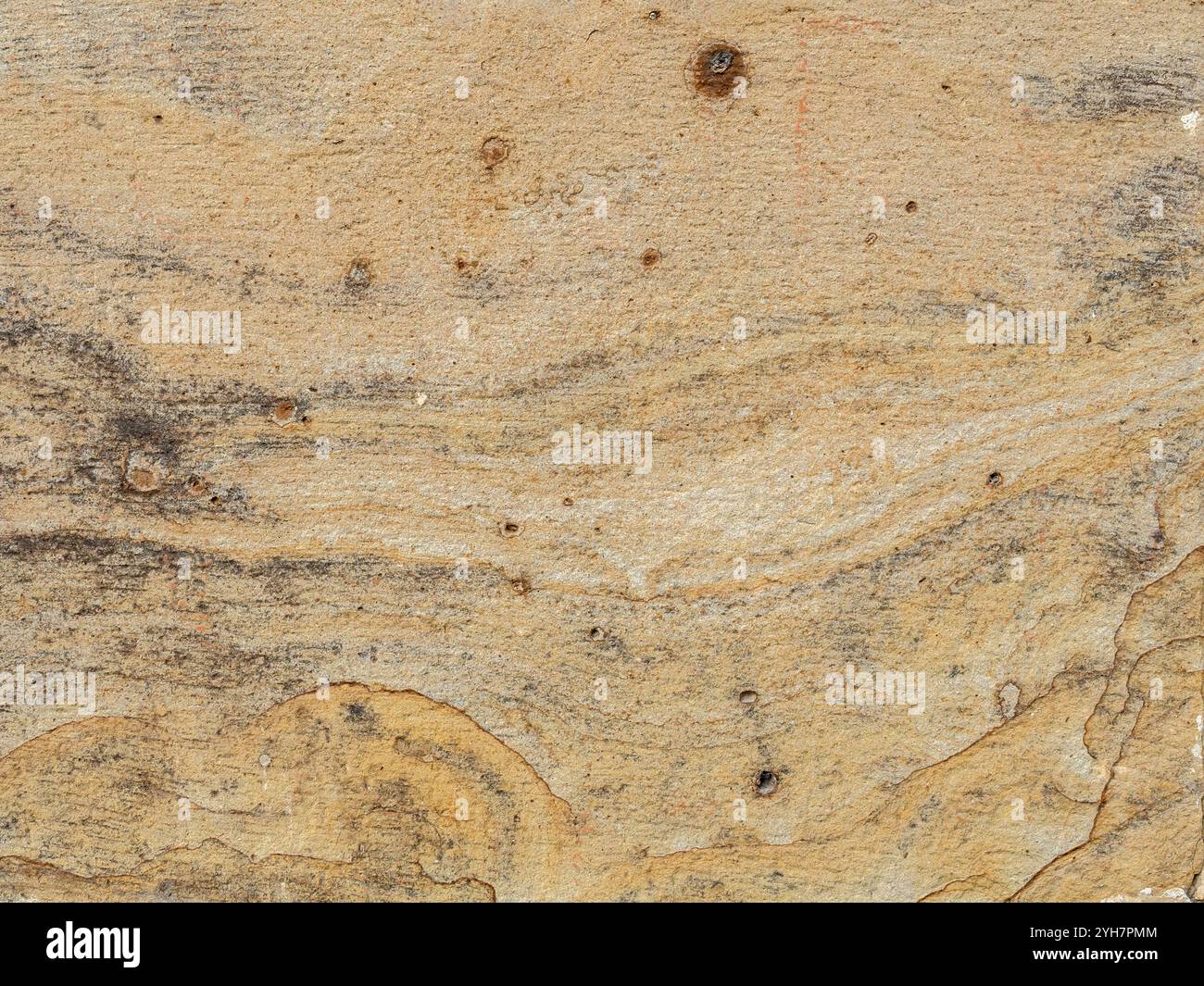 Texture of sandstone brick background. Yellow sand rock wall building ...