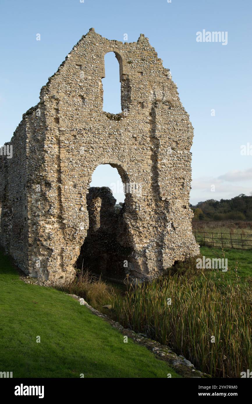 ruins Castle Acre Cluniac Priory Stock Photo - Alamy