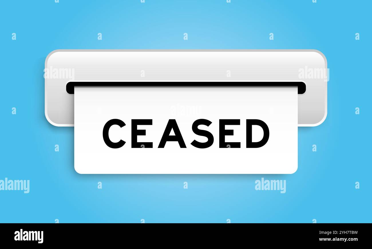 Cease operation Stock Vector Images - Alamy