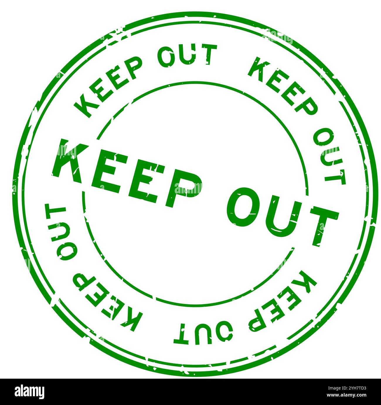 Please keep out Stock Vector Images - Alamy