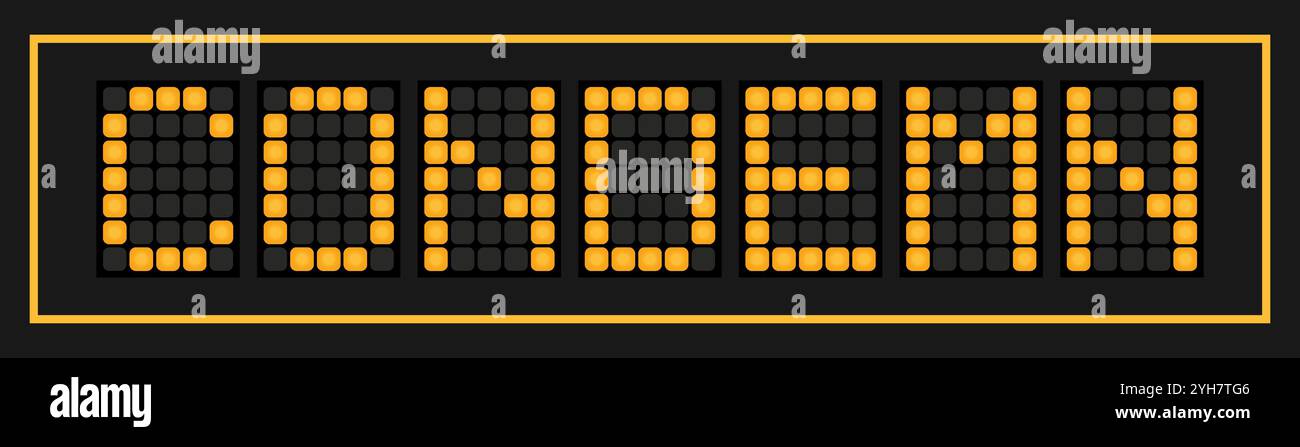 Orange color led banner in word condemn on black background Stock ...