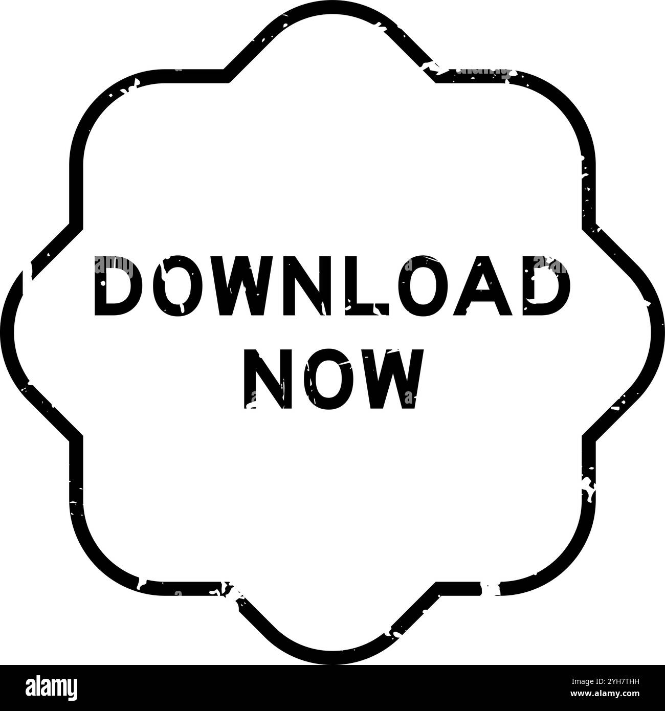 Grunge black download now word rubber seal stamp on white background Stock Vector Image & Art ...