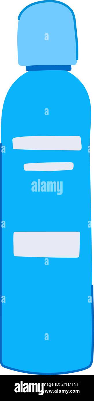 matte setting spray cartoon vector illustration Stock Vector Image ...