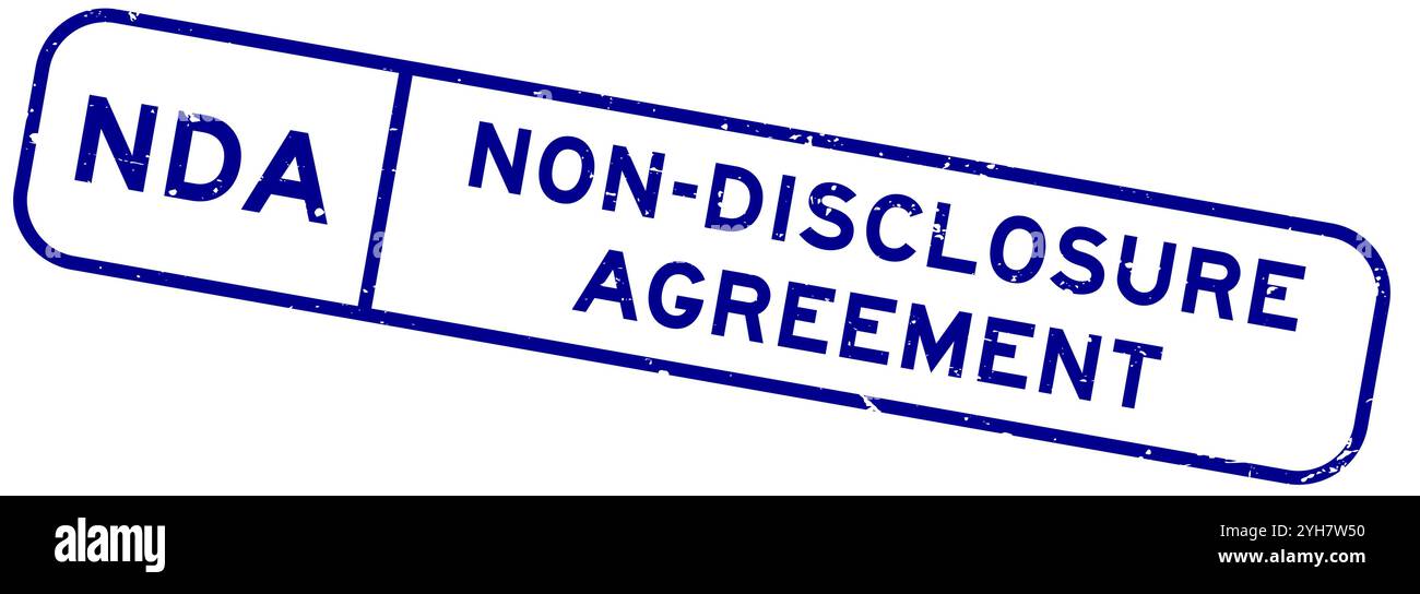 Non disclosure agreement Stock Vector Images - Alamy