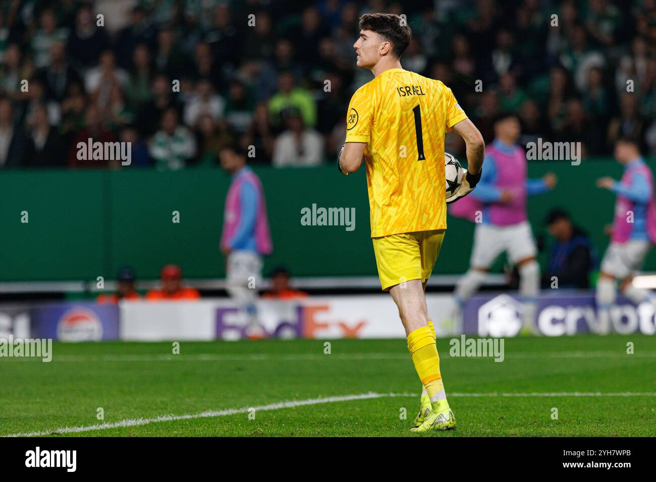 Franco Israel seen during UEFA Champions League game between teams of ...