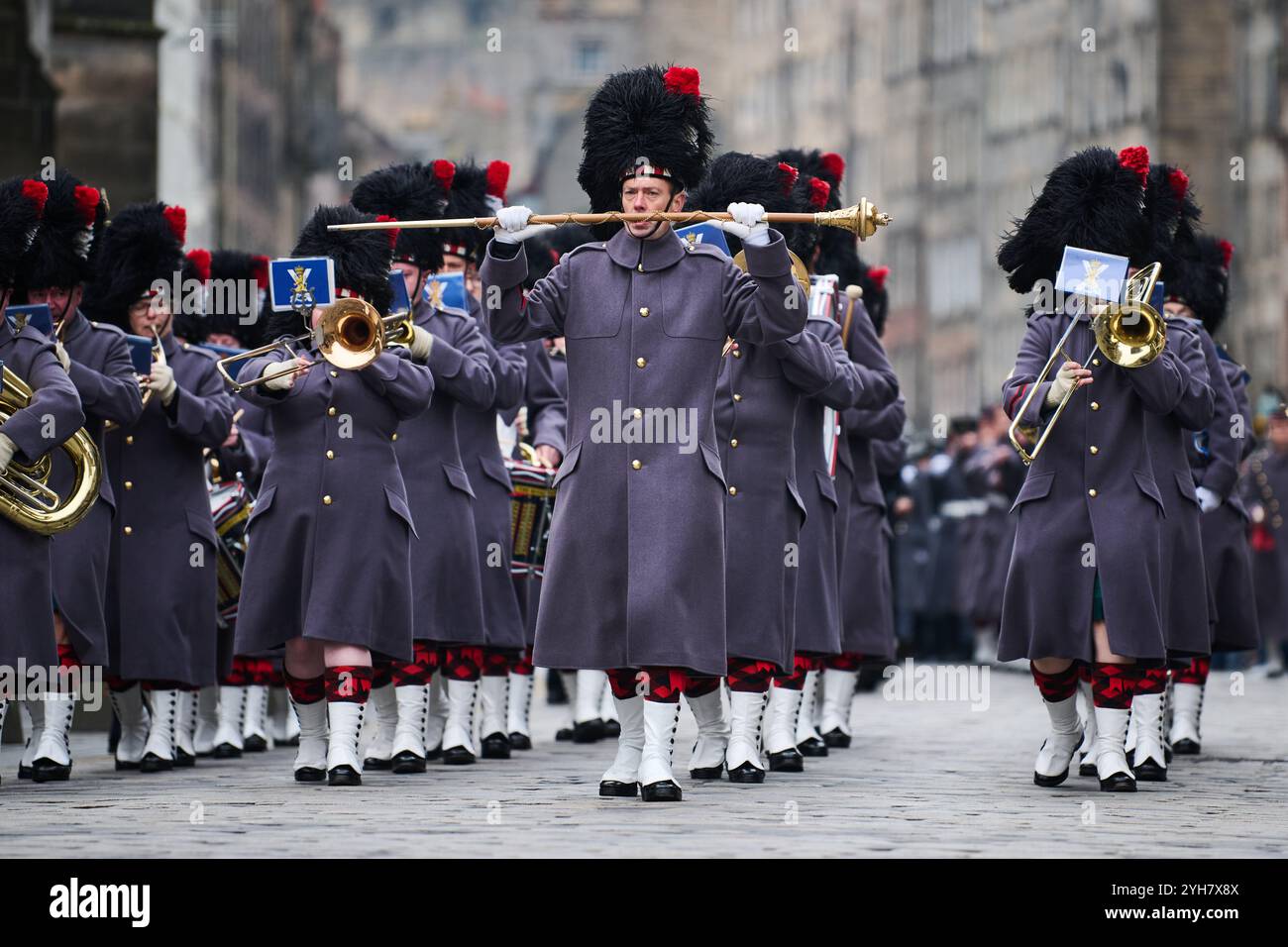 Edinburgh Scotland, UK 10 November 2024. Remembrance Sunday ceremony at ...