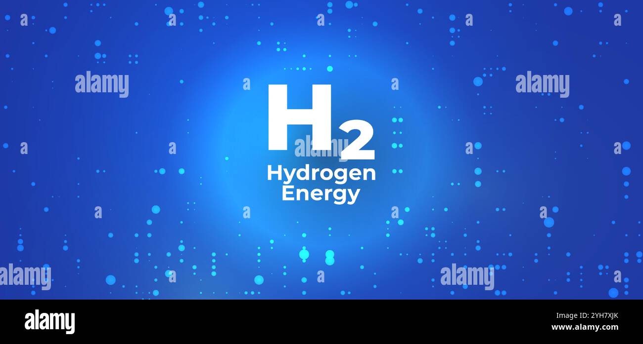 Hydrogen energy fuel cell concept illustration Stock Vector Image & Art ...
