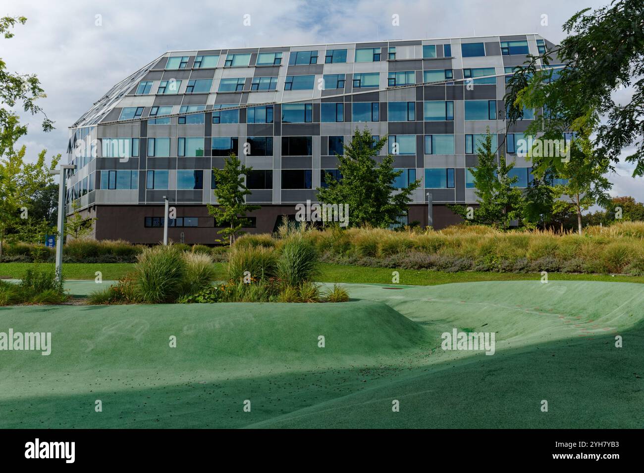 Vienna Austria Zaha Hadid University Campus in Vienna. Library and ...