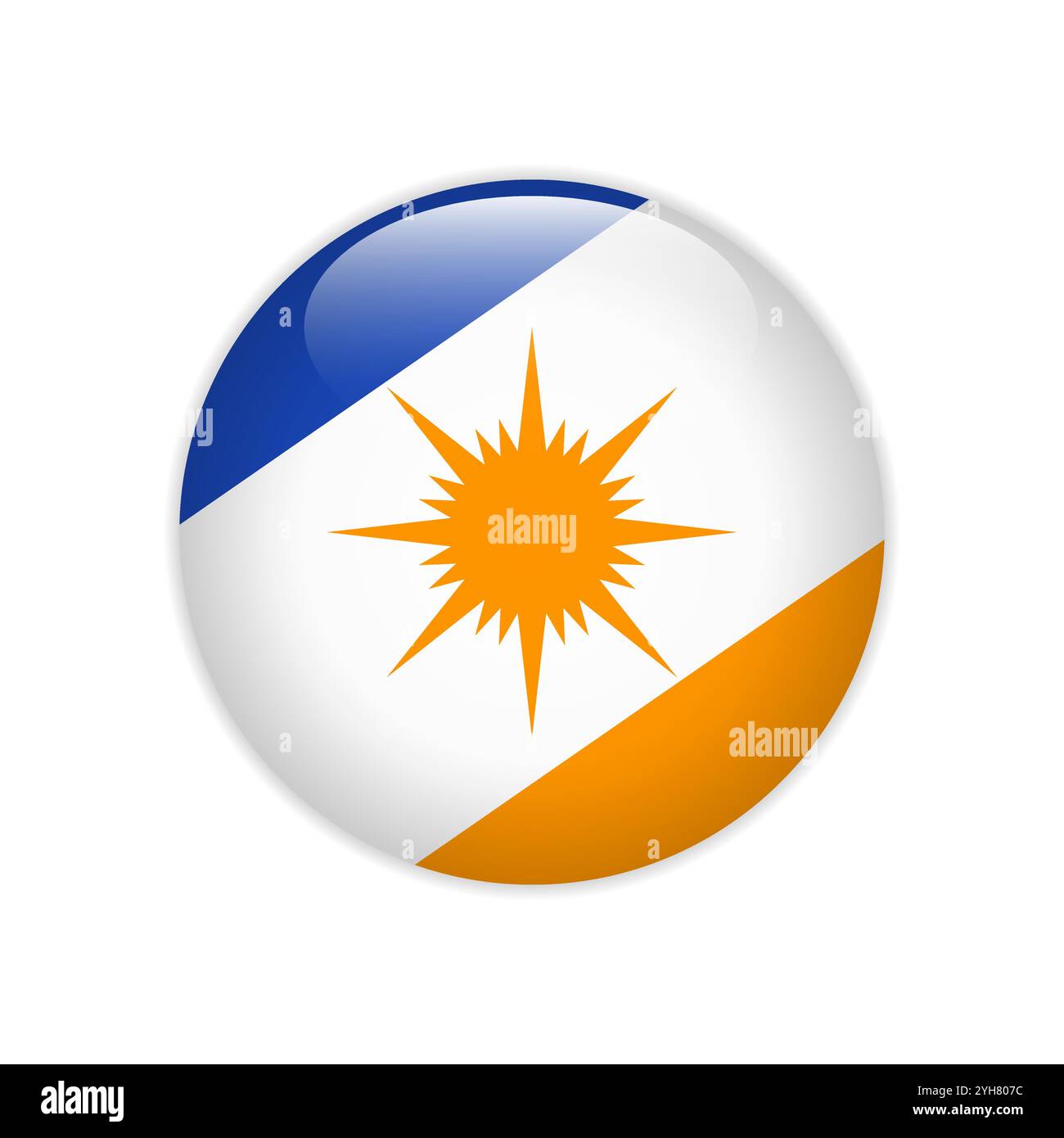 Flag Bandeira do Tocantins on button Stock Vector Image & Art - Alamy