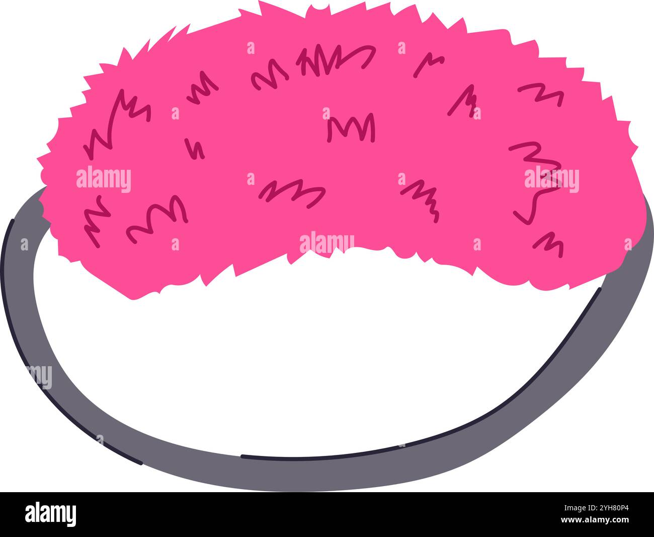 memory sleep mask eye cartoon vector illustration Stock Vector Image ...