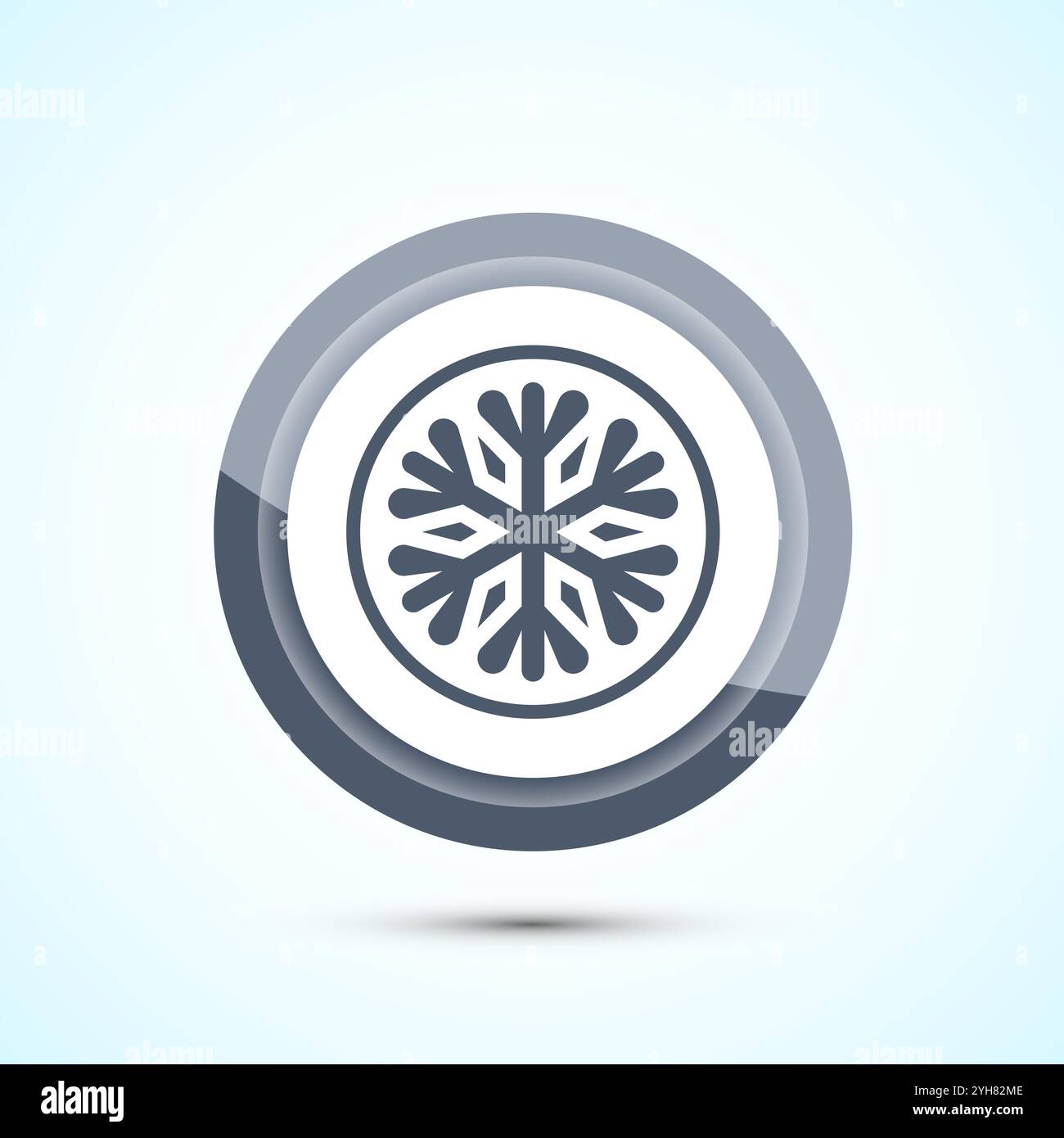 No frost icon snowflake Stock Vector Images - Alamy