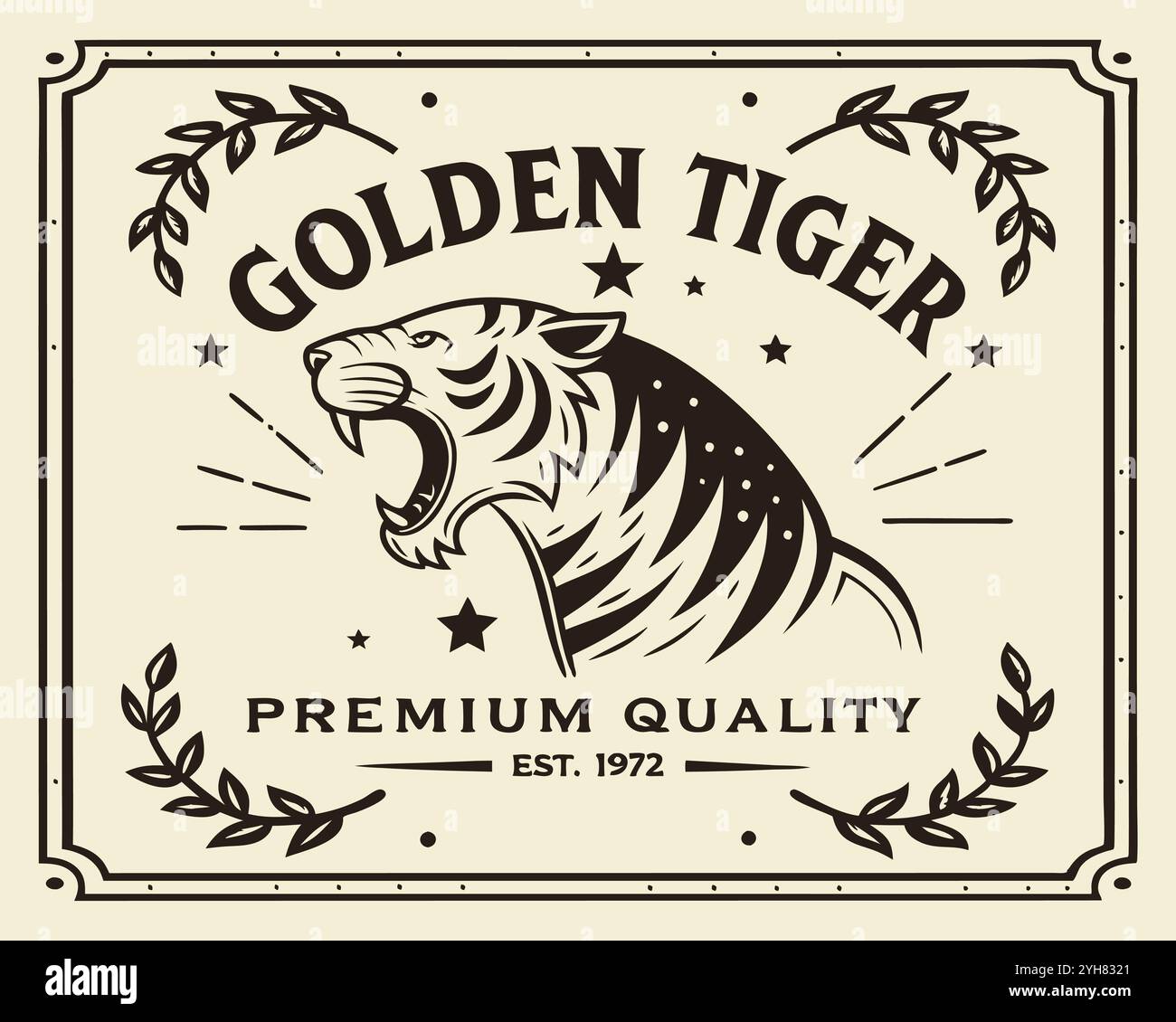Tiger insignia hi-res stock photography and images - Alamy