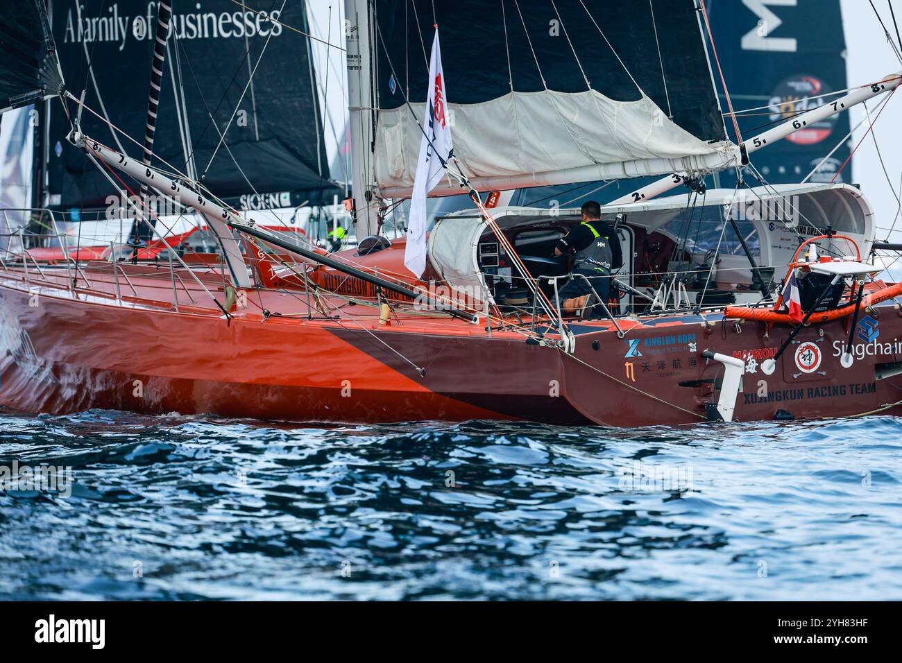 XU Jingkun (chi), Singchain Team Haikou prior to the start of the 2024 ...