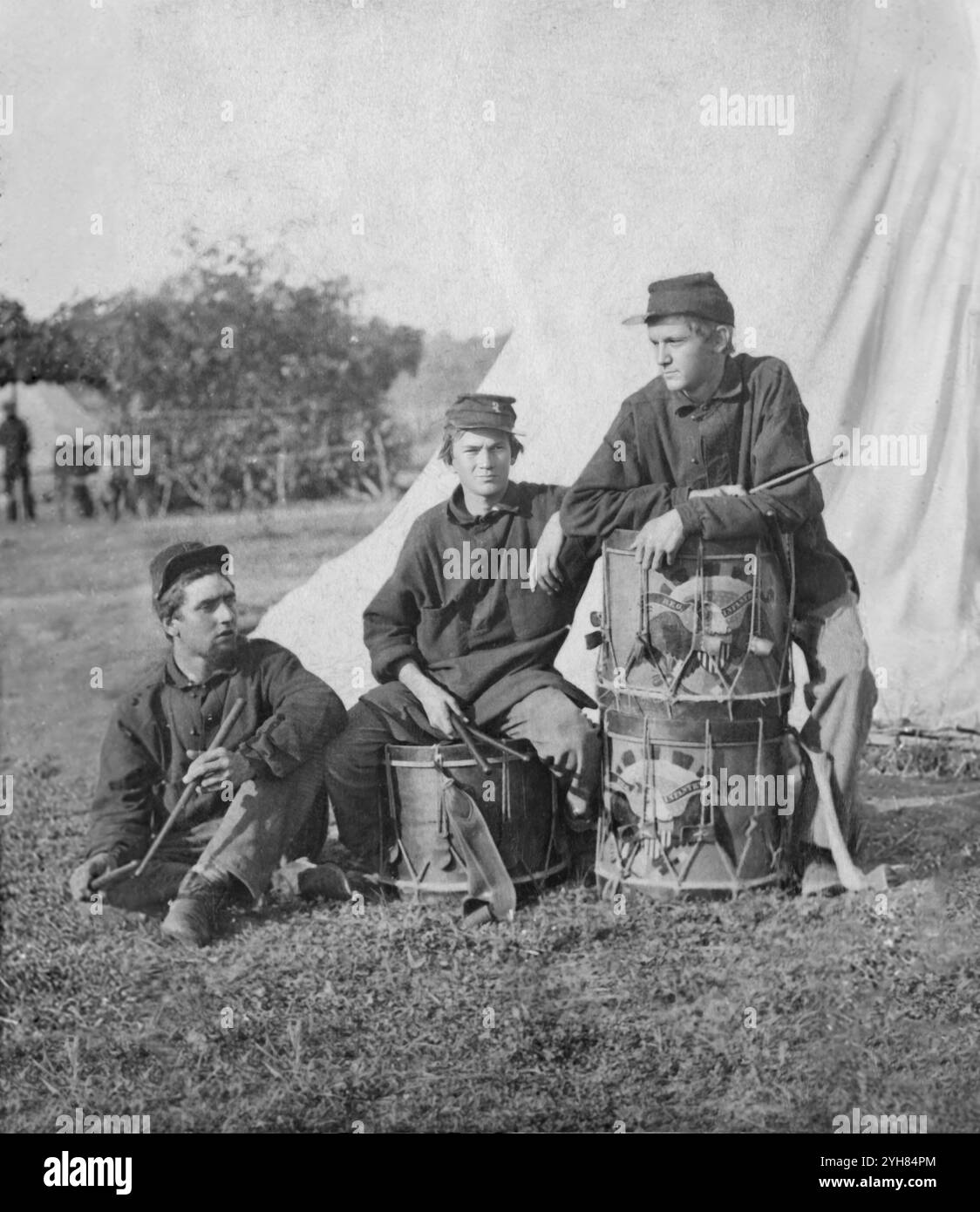 Civil war union drummer boys hi-res stock photography and images - Alamy