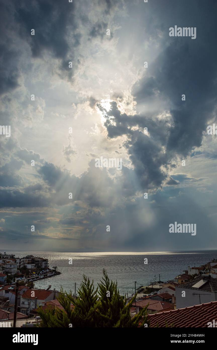 Village of Skala Marion Thassos island, Greece Stock Photo - Alamy