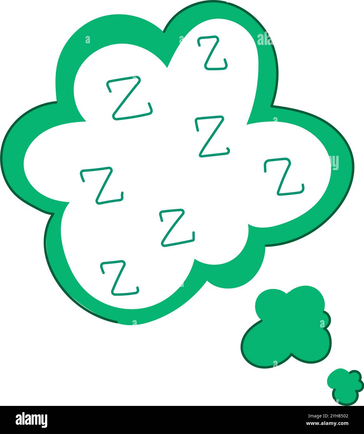 insomnia sleep zzz cartoon vector illustration Stock Vector Image & Art ...