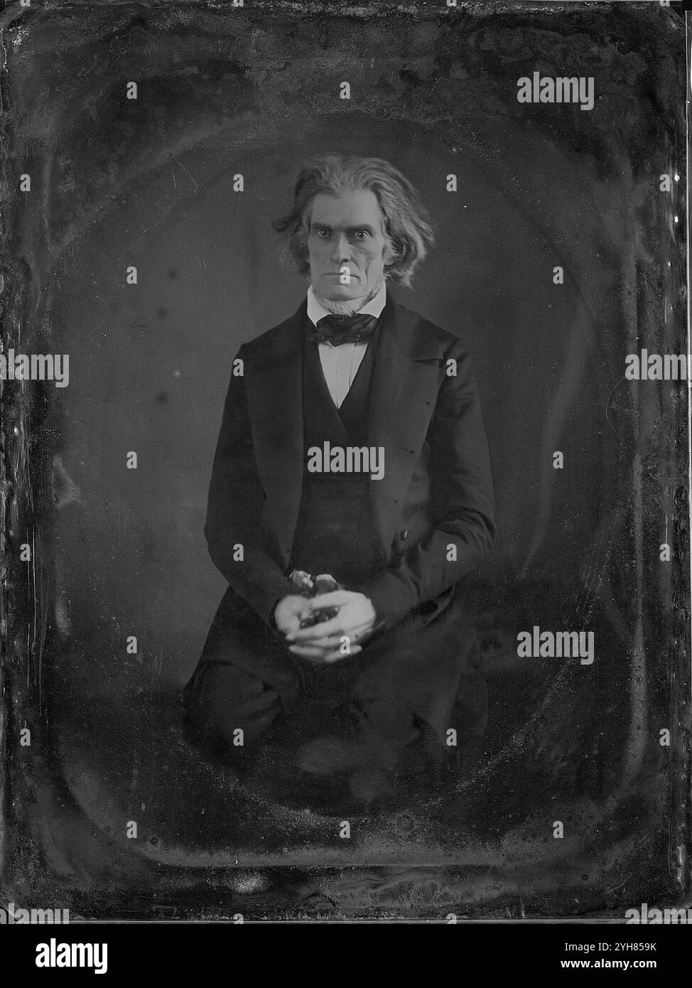 John C. Calhoun South Carolina U.S. Senate taken in the Capitol at Washington March 1849 ...