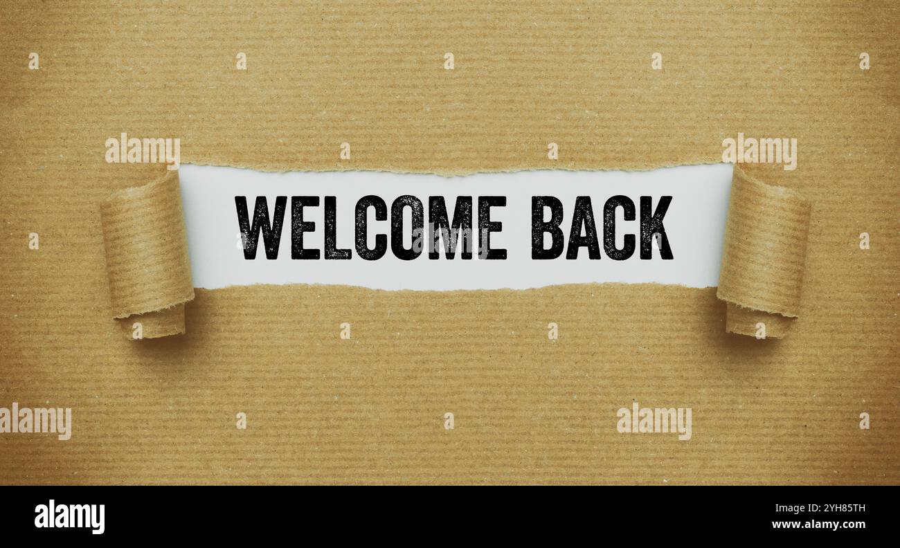 Reopening welcome back message hi-res stock photography and images - Alamy