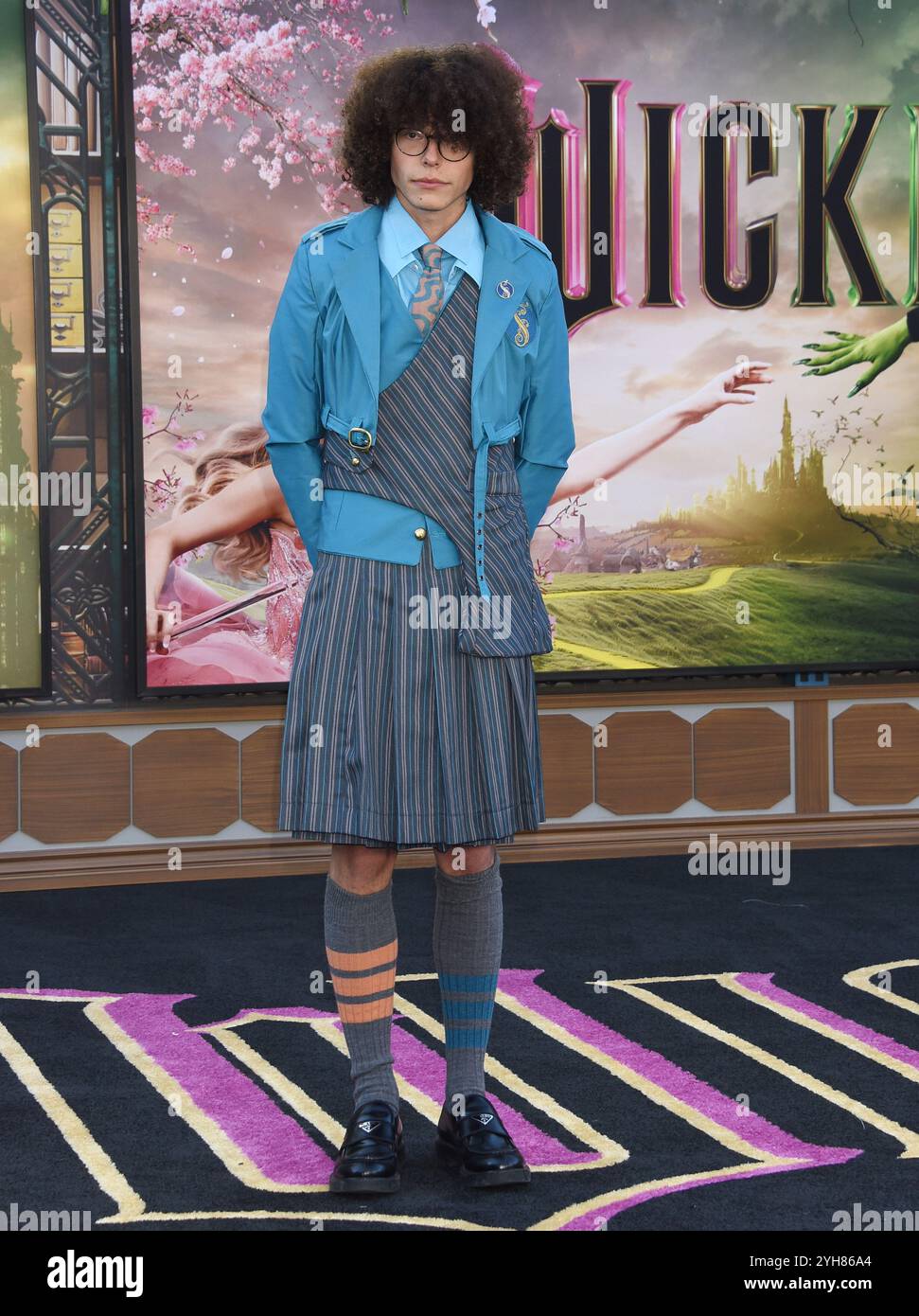 Los Angeles, USA. 09th Nov, 2024. Reece Feldman arriving to the “Wicked ...