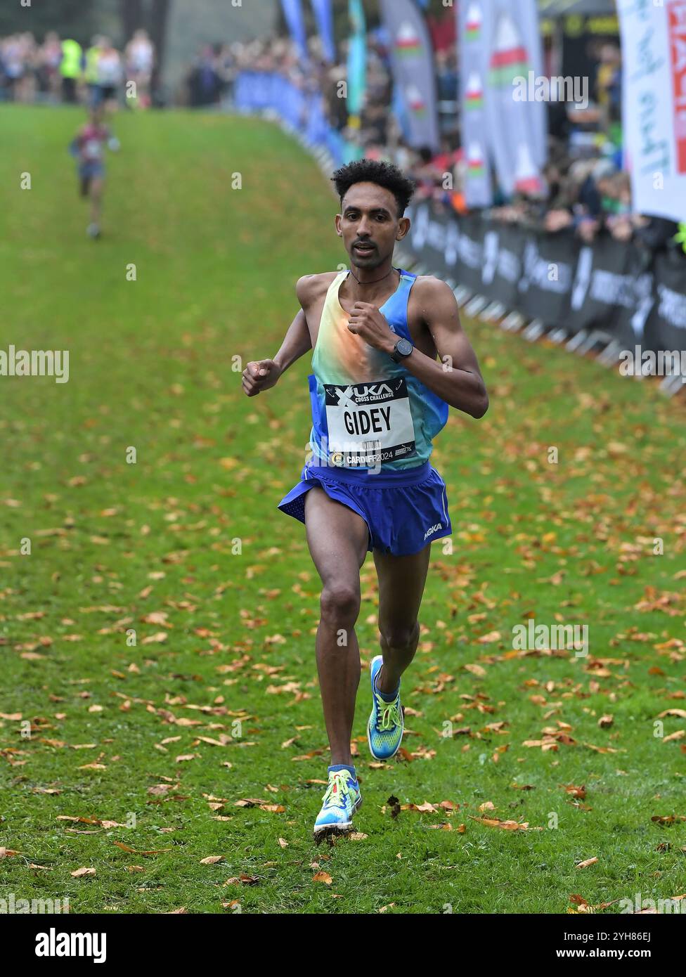 Efrem Gidey of Ireland competing in the senior men’s race at the ...