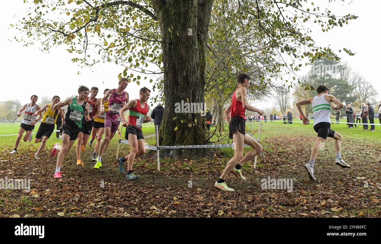 Niels Laros of the Netherlands competing in the senior men’s race at ...