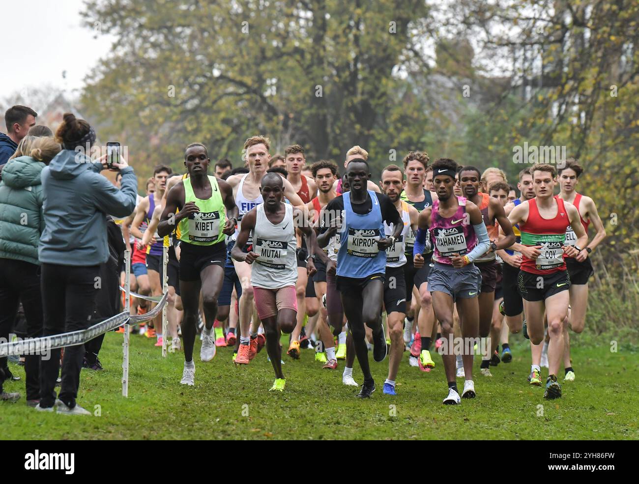 Vincent Mutai of Kenya competing in the senior men’s race at the ...
