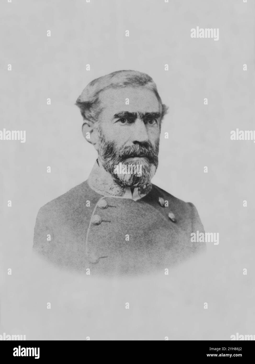 Major General Braxton Bragg of the Confederate States Infantry Regiment ...