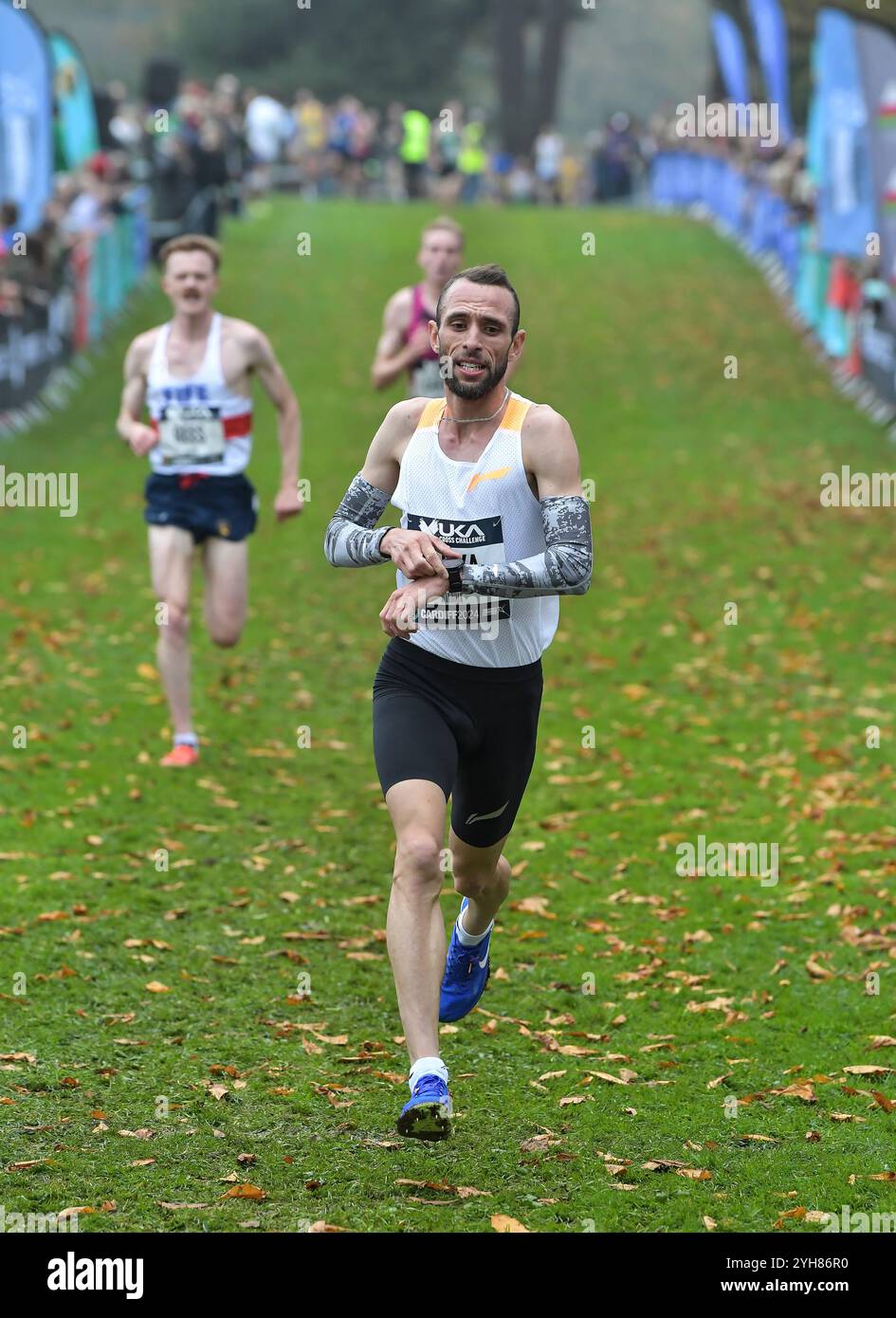 Younes Kniya of Morocco competing in the senior men’s race at the ...
