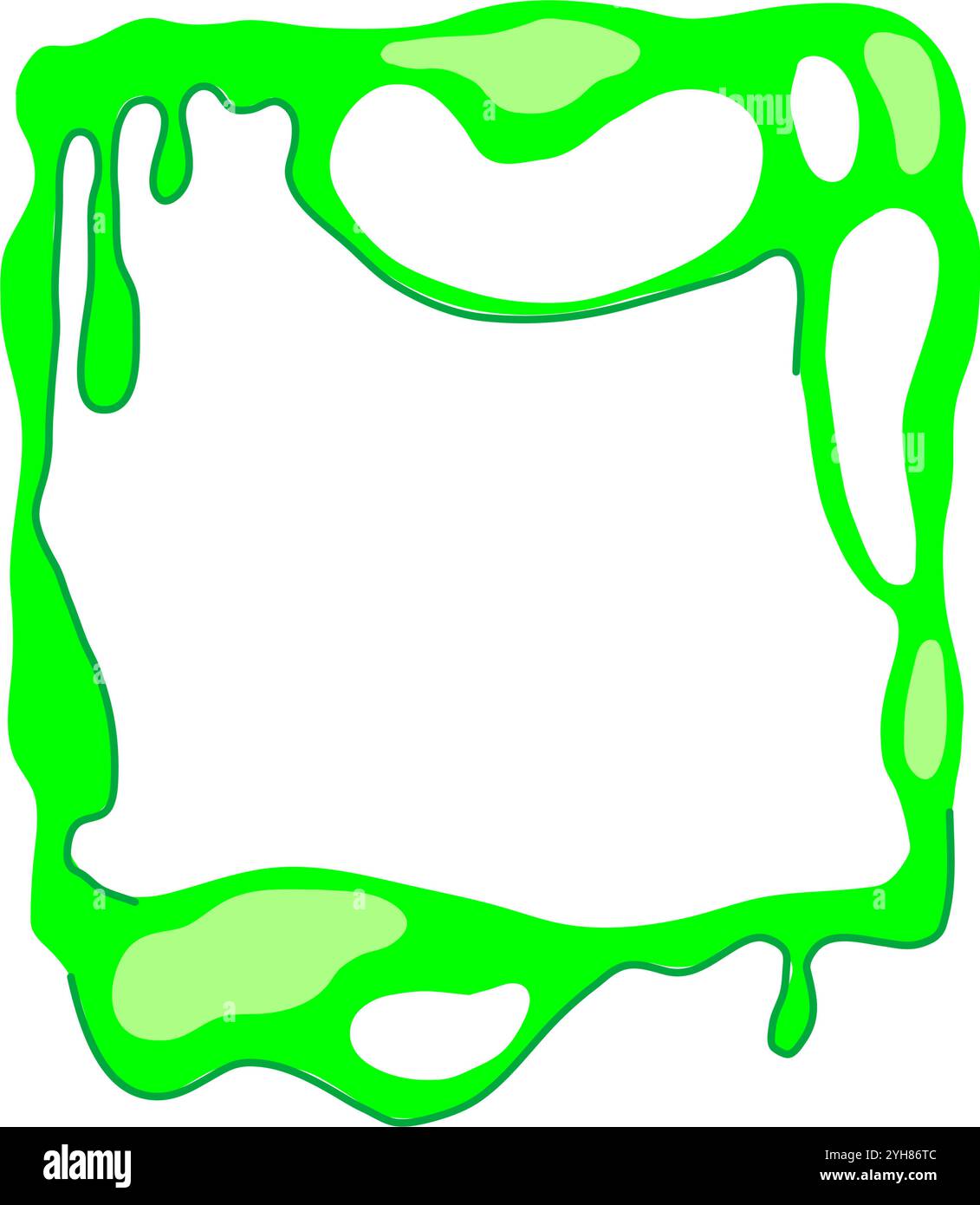 kids slime frame cartoon vector illustration Stock Vector Image & Art ...