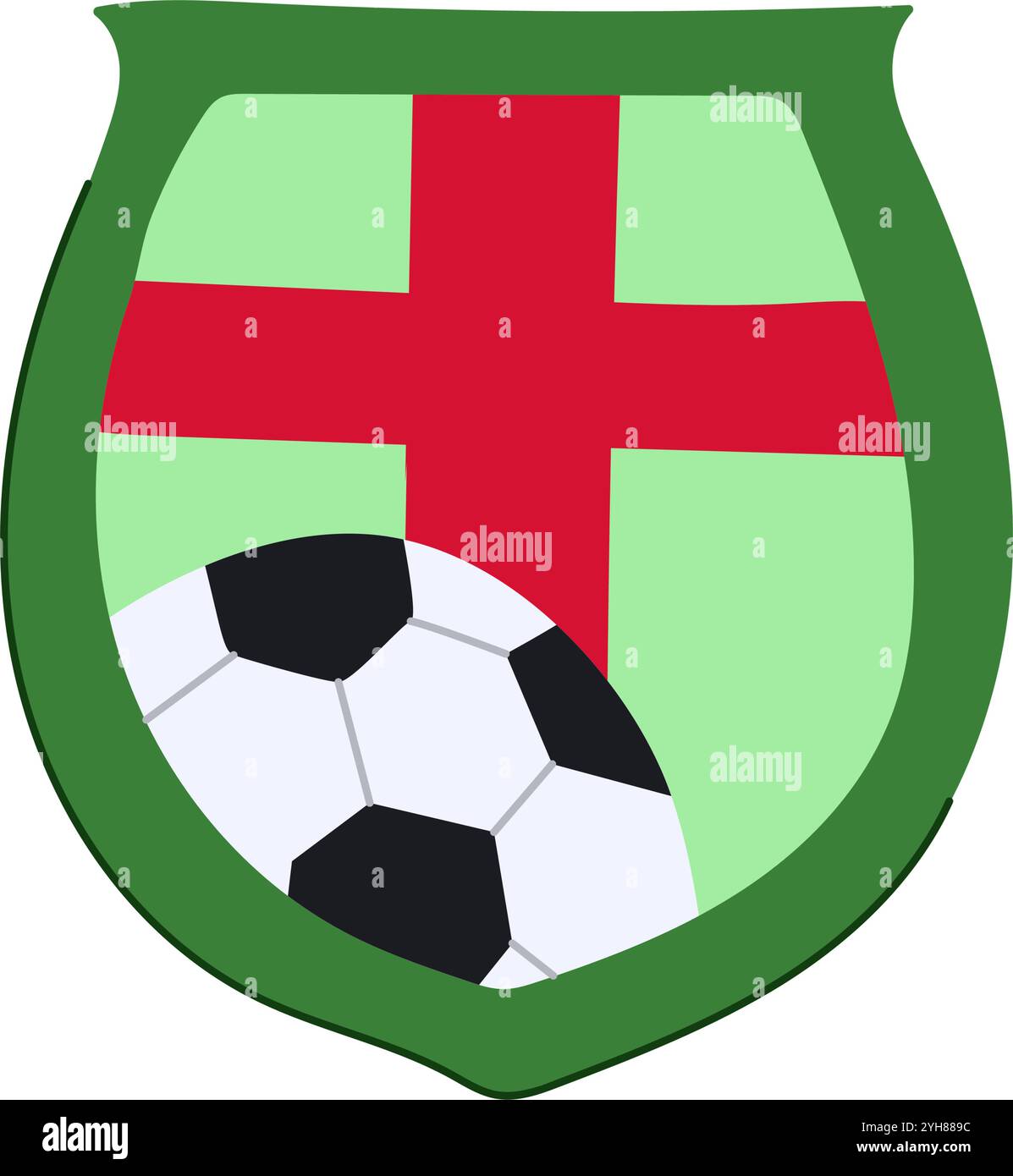 eagle soccer emblem cartoon vector illustration Stock Vector Image ...