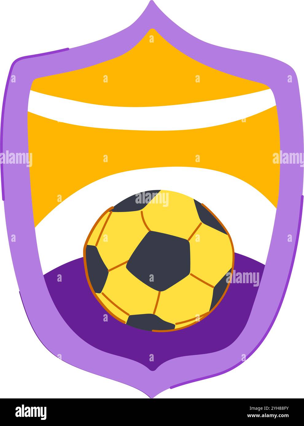 star soccer emblem cartoon vector illustration Stock Vector Image & Art ...