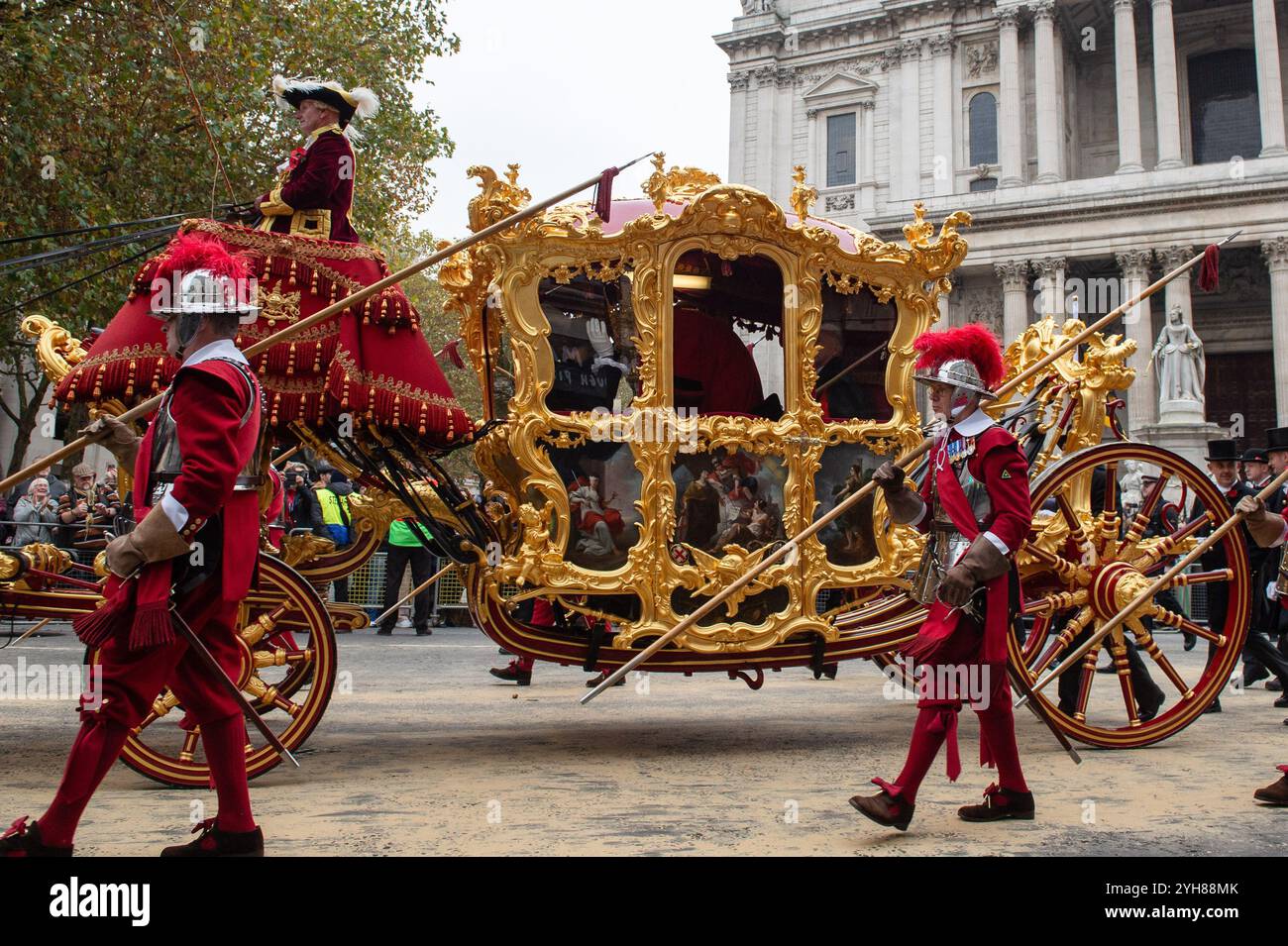 The Lord Mayor's State Coach, a gilded historic vehicle used since 1757 ...
