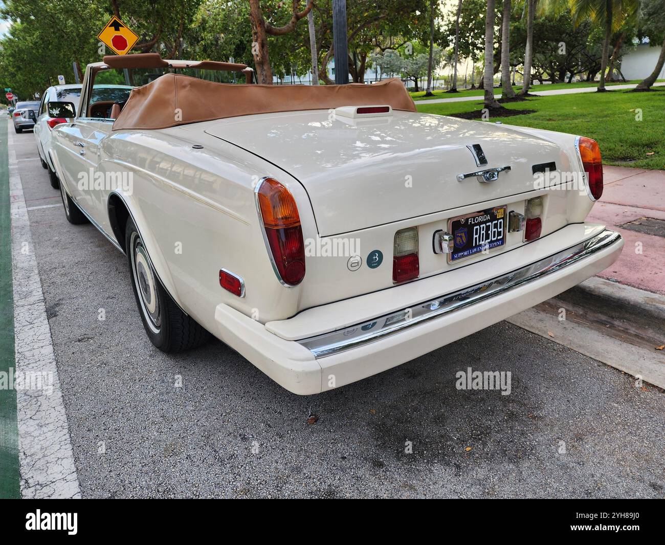 Miami Beach, Florida USA - June 5, 2024: 1978 Classic british ...