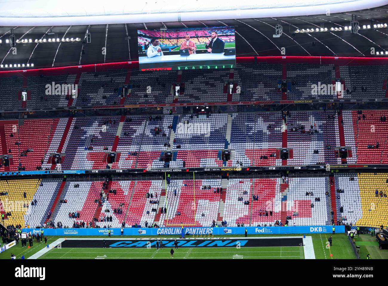 NFL Munich Game New York Giants - Carolina Panthers am 10.11.2024 in ...