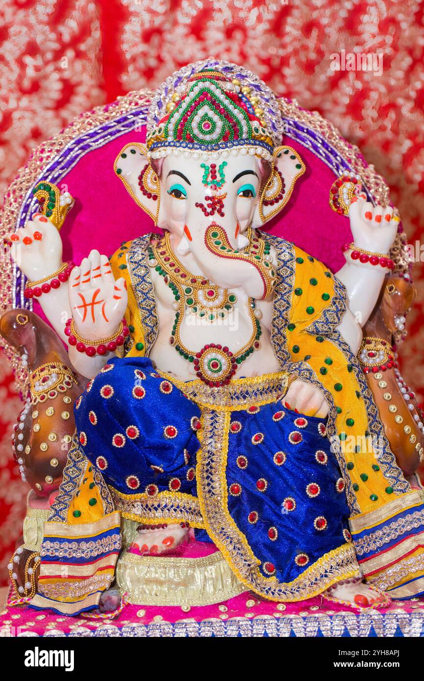 Traditional Indian Wedding Ceremony with Handmade Elephant Decoration ...