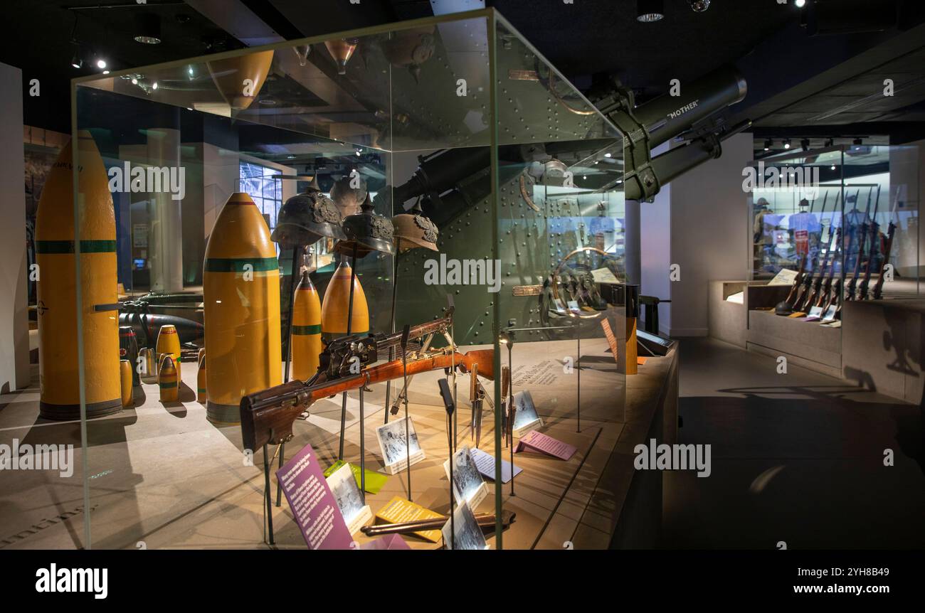 World War One gallery in the Imperial War Museum Stock Photo - Alamy