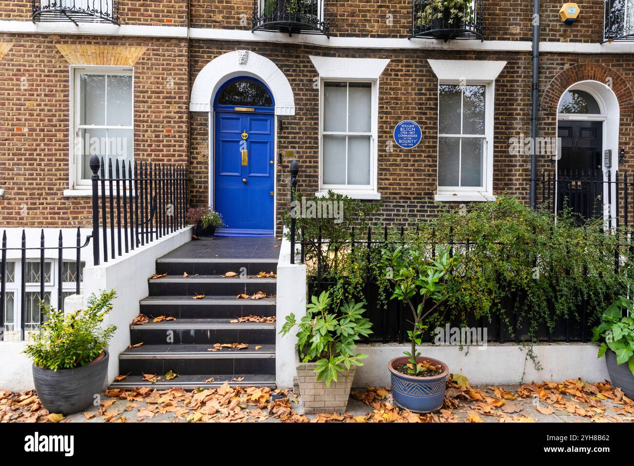 Exterior of Captain William Bligh famous for his command of HMS Bounty ...