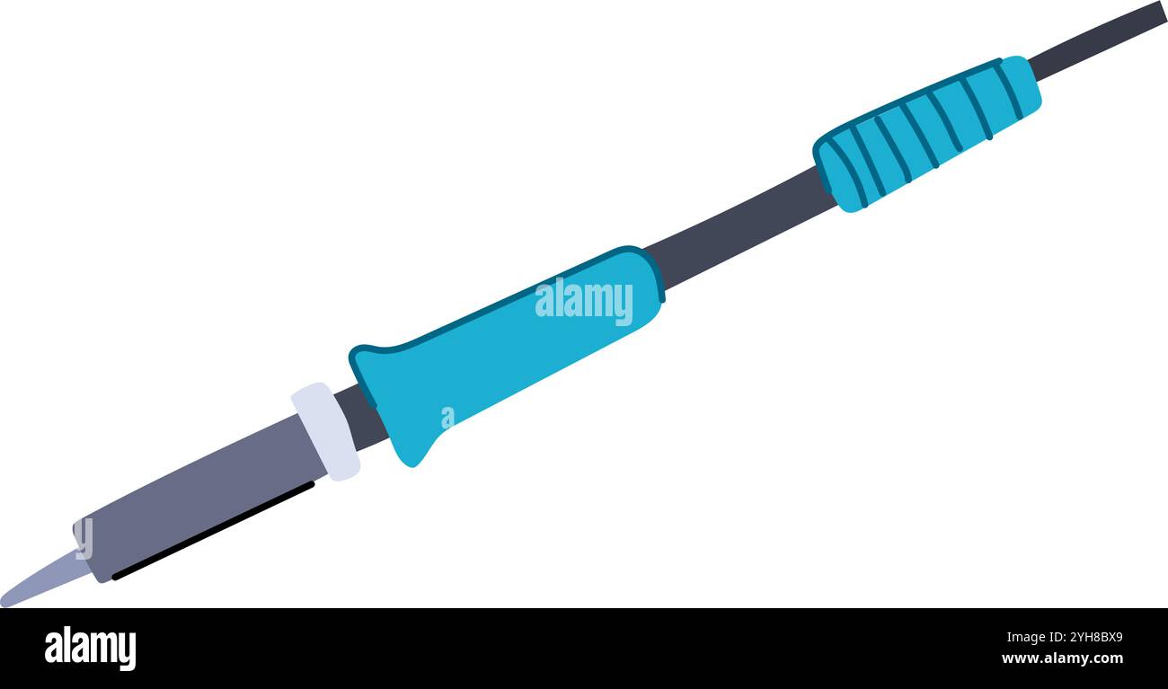 temperature soldering iron cartoon vector illustration Stock Vector ...