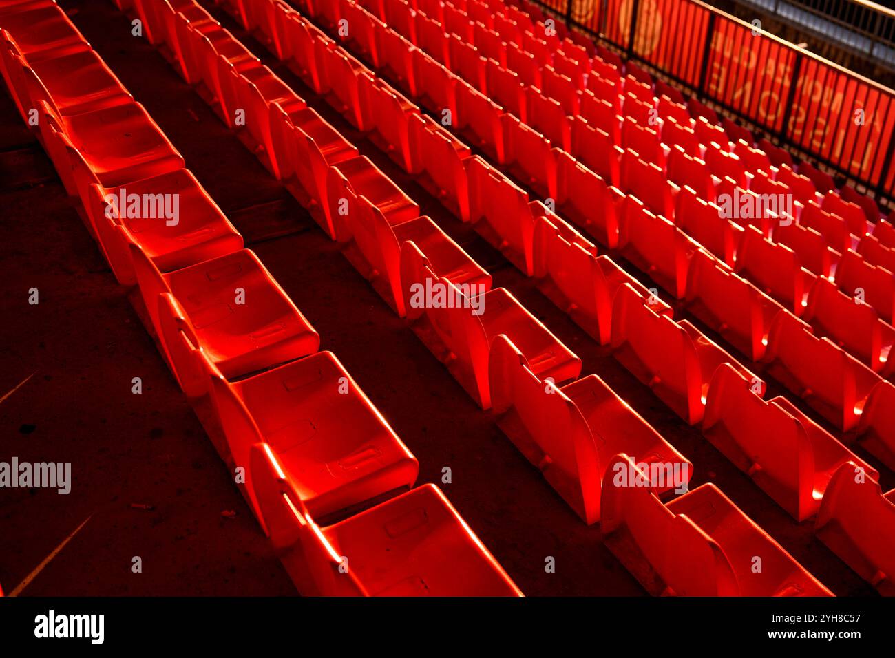 details U-Power Stadium during the Serie A soccer match between Ac ...