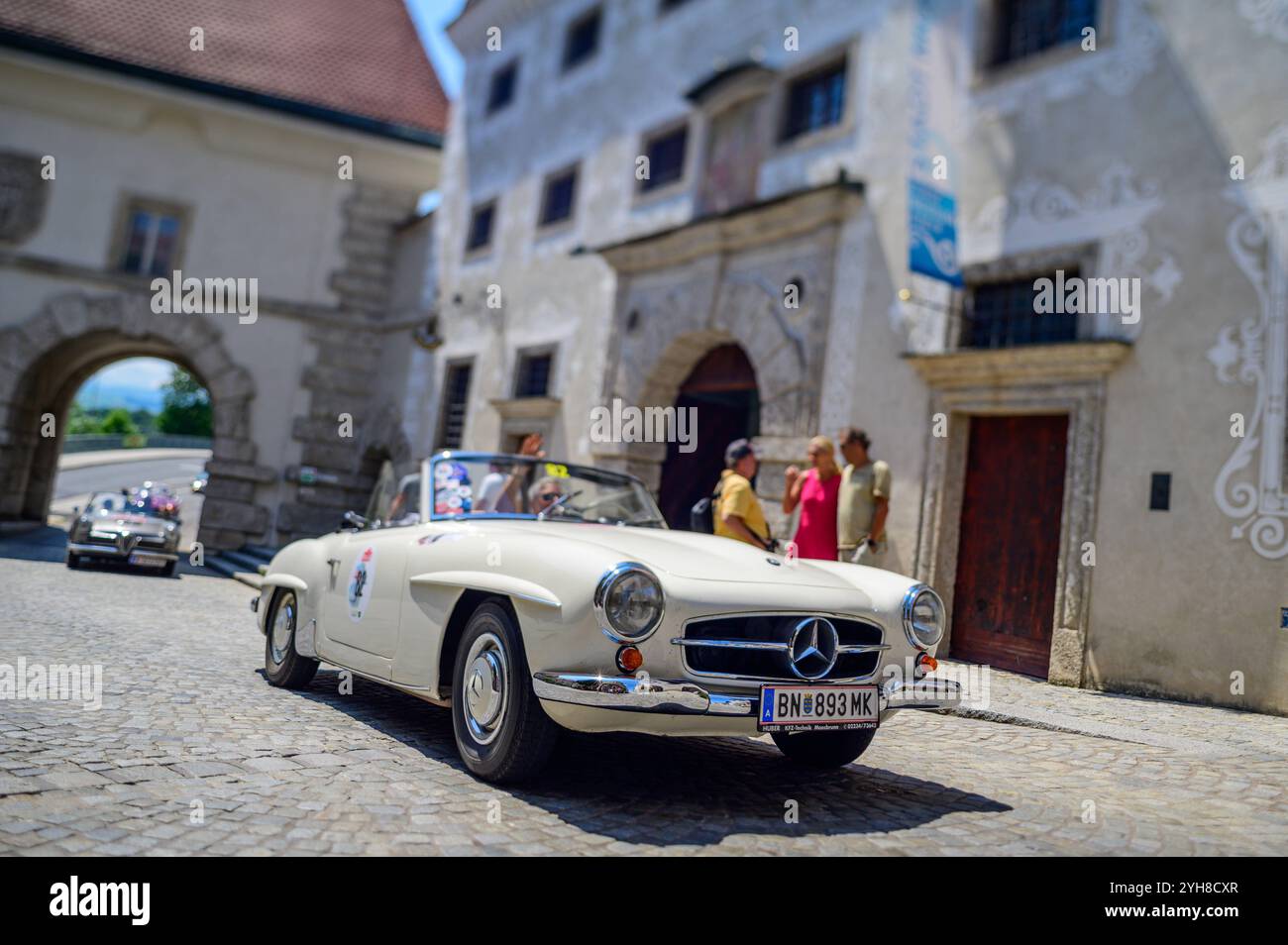 steyr, austria, 10 july 2024, ennstal classic, competition for vintage ...