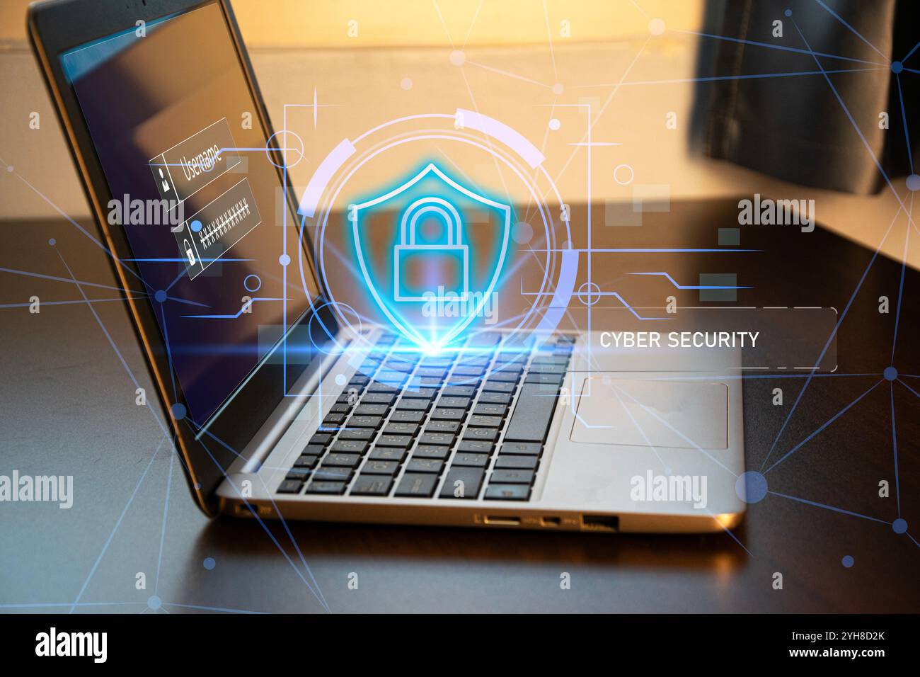 Concepts Of Data Protection And Access Auditing Cyber Security Stock 0209