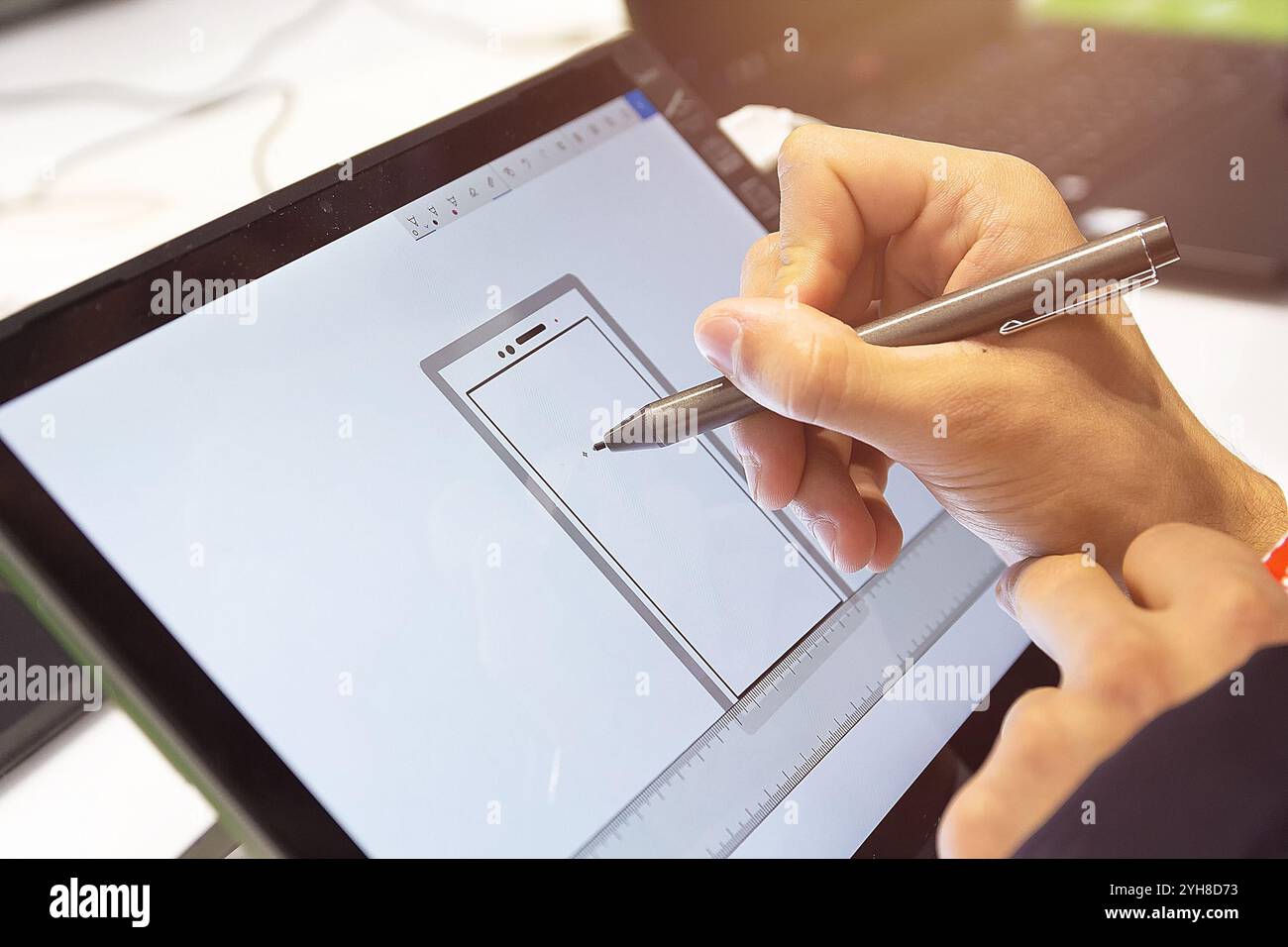 Stylus tablet business person hi-res stock photography and images - Alamy