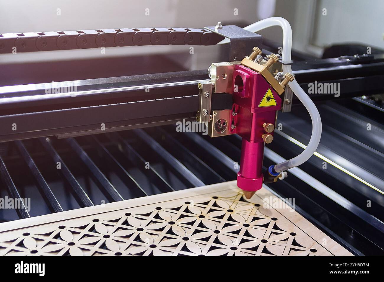 Industrial production cnc machine carves hi-res stock photography and ...